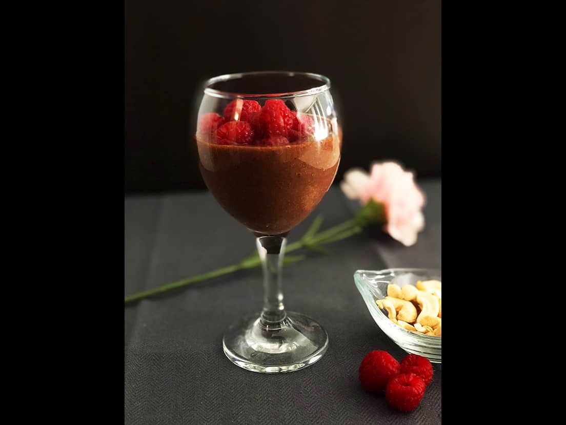 Fit deser bananowy z malinami - NaszPrzepis - sprawdzone przepisy